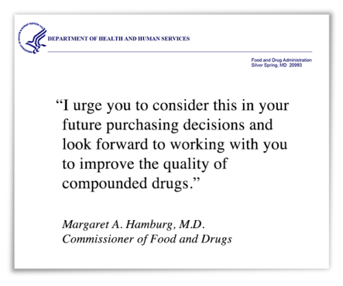 FDA-Letterquote - Sterile Drugs